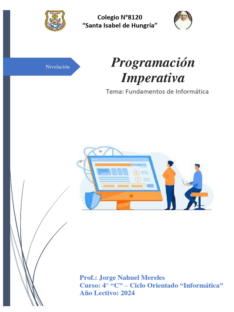 Cartilla Nivelación - Fundamentos de Informática - 2024 CSIH | PDF | Hardware de la computadora ...