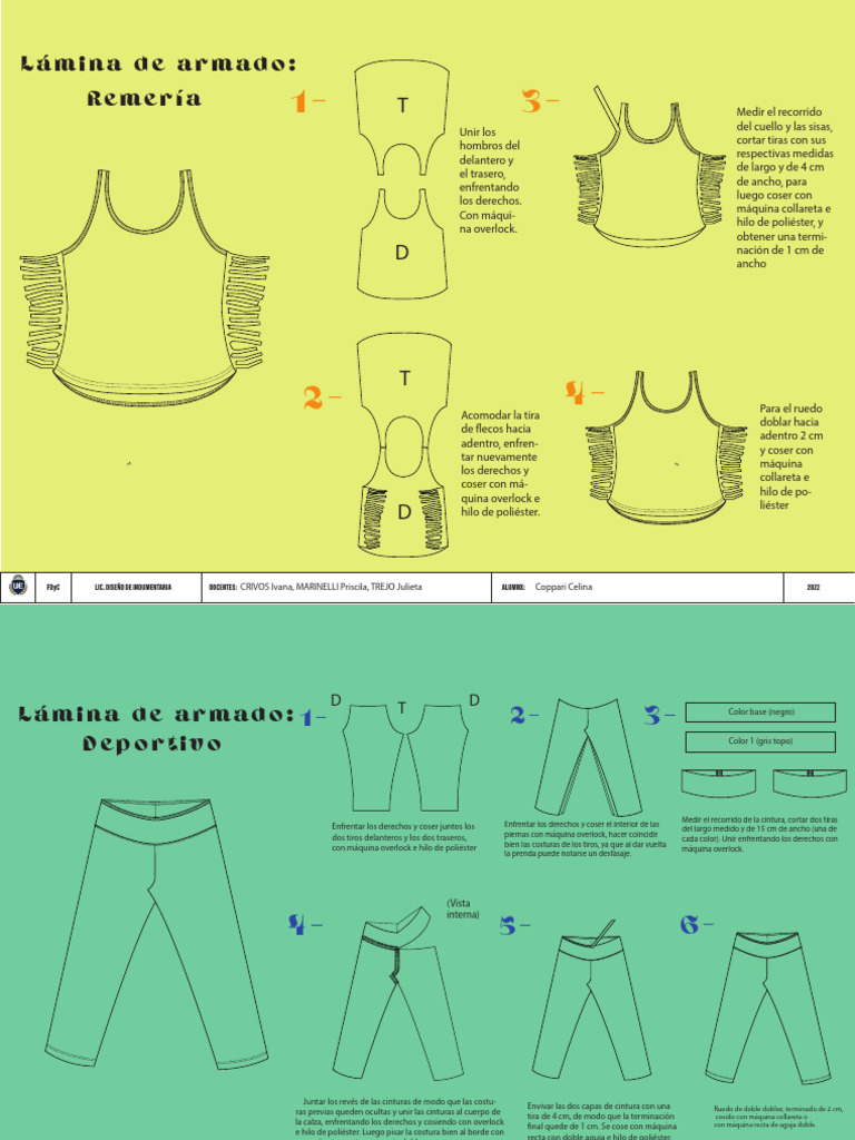 Lamina Armado | PDF | Ropa