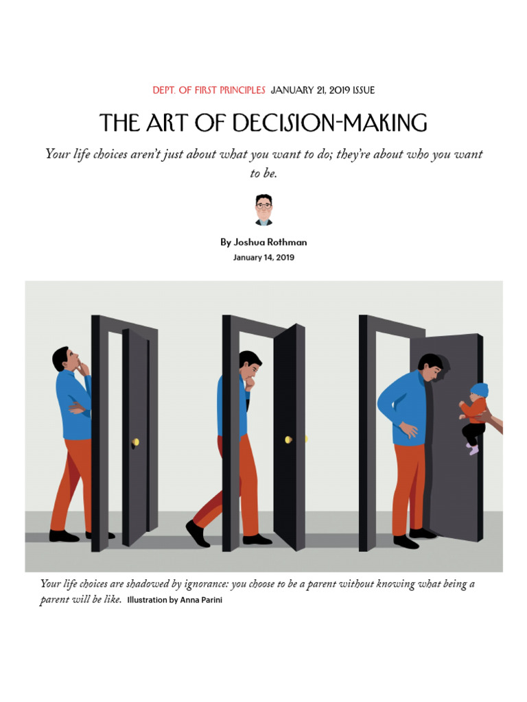 The Art of Decision-Making | PDF | Motivation | Motivational