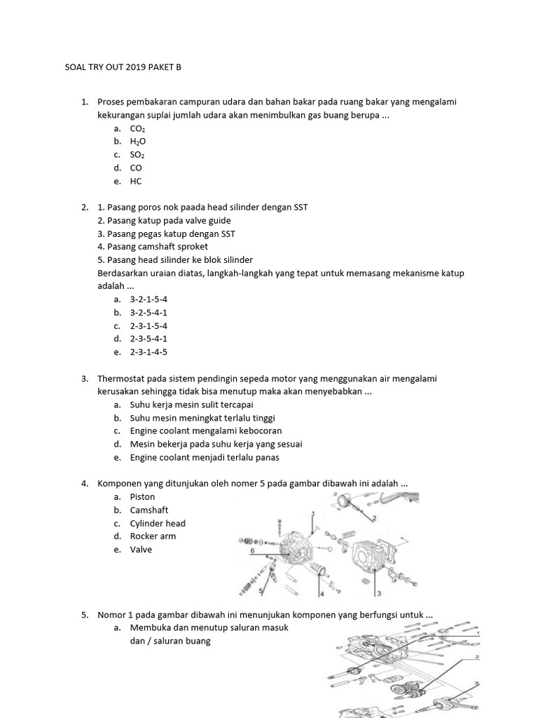 Soal Try Out 1 Tsm. 2024 | PDF