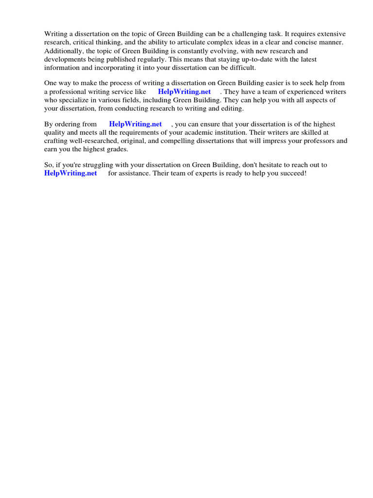 Dissertation Green Building | PDF | Green Building | Building Insulation