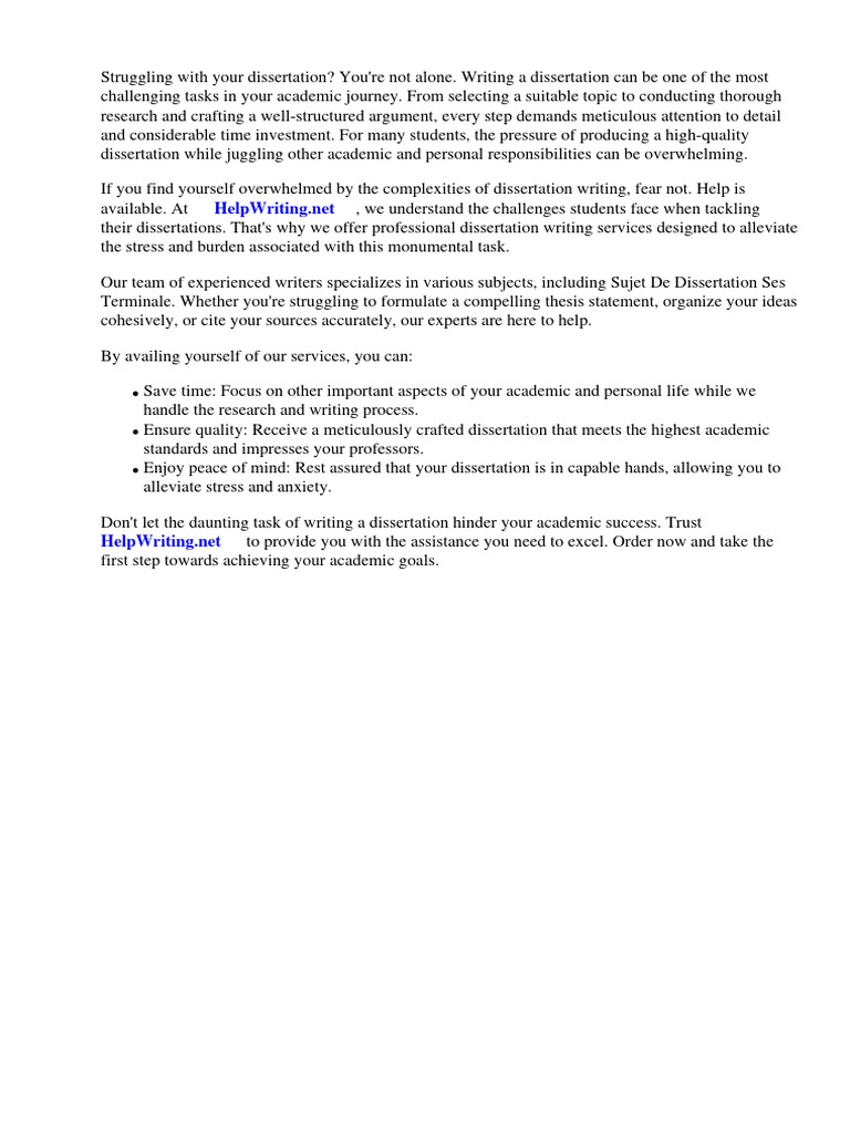 Sujet de Dissertation Ses Terminale | PDF | Thesis | Refinancing