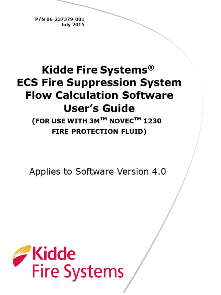 06-237379-001_Novec 1230_ECS_Flow_Calc_4_0_rev_AA | PDF | Pipe (Fluid ...
