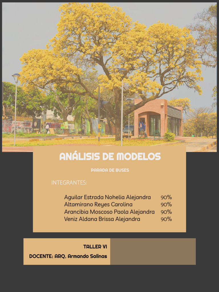 Analisis de Modelos Parada de Buses | PDF | Hormigón | Peatonal
