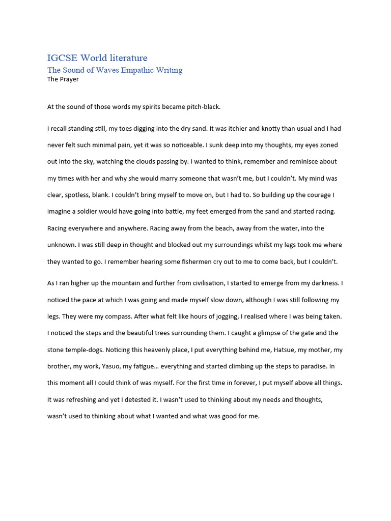 Empathic Course Work (Autorecovered) | PDF