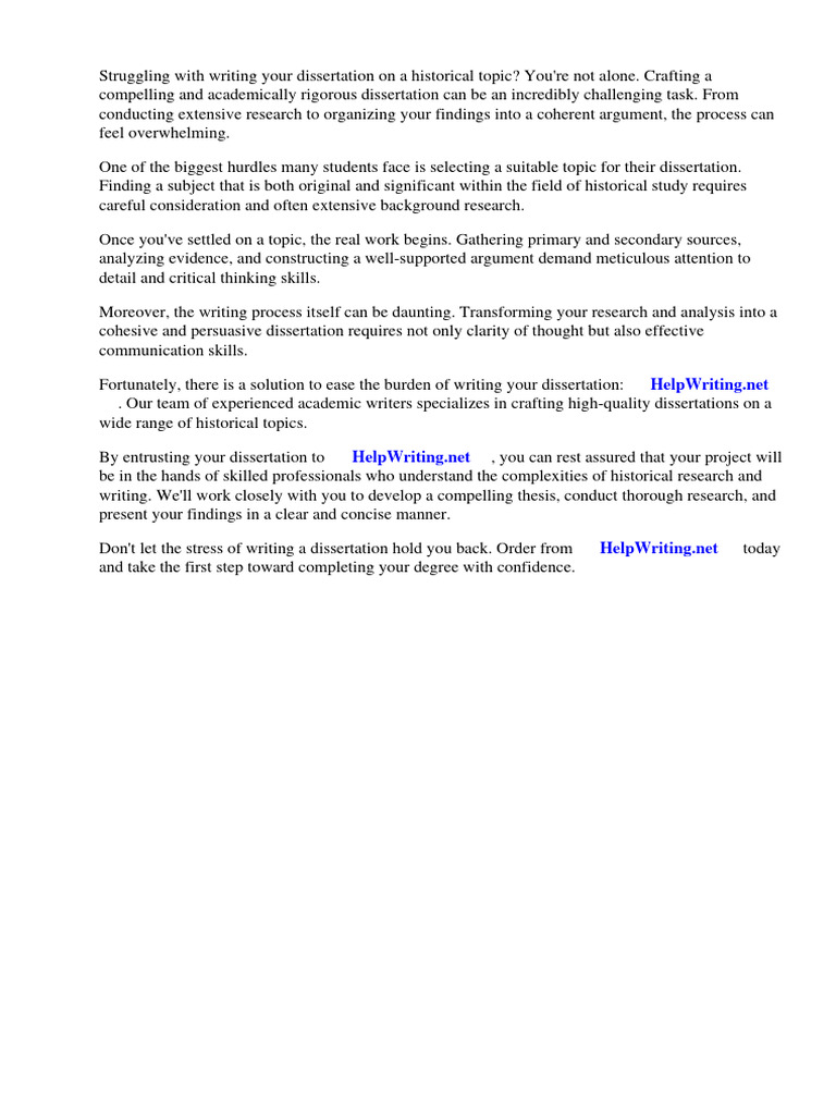 Sujet de Dissertation Historique | PDF | Thesis | Internet