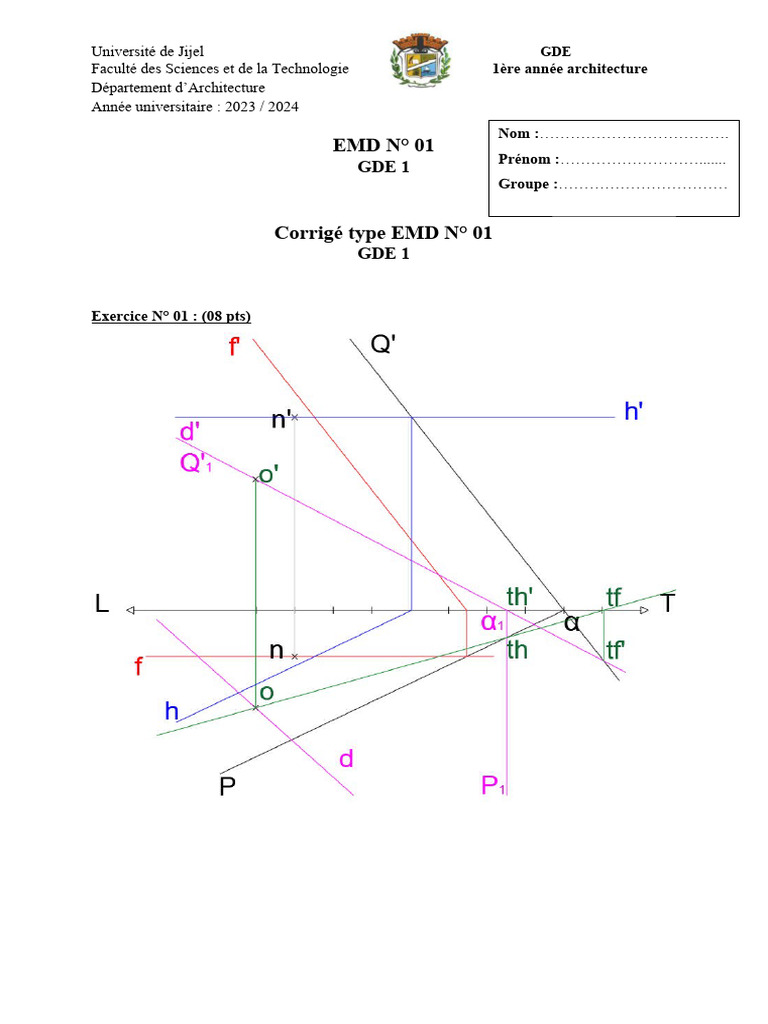 EMD 1 GDE1 Architecture - Copie | PDF