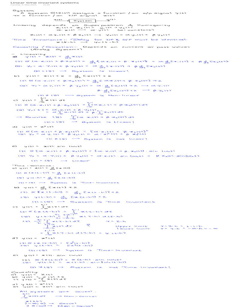 Linear Time Invariant Systems Pdf 