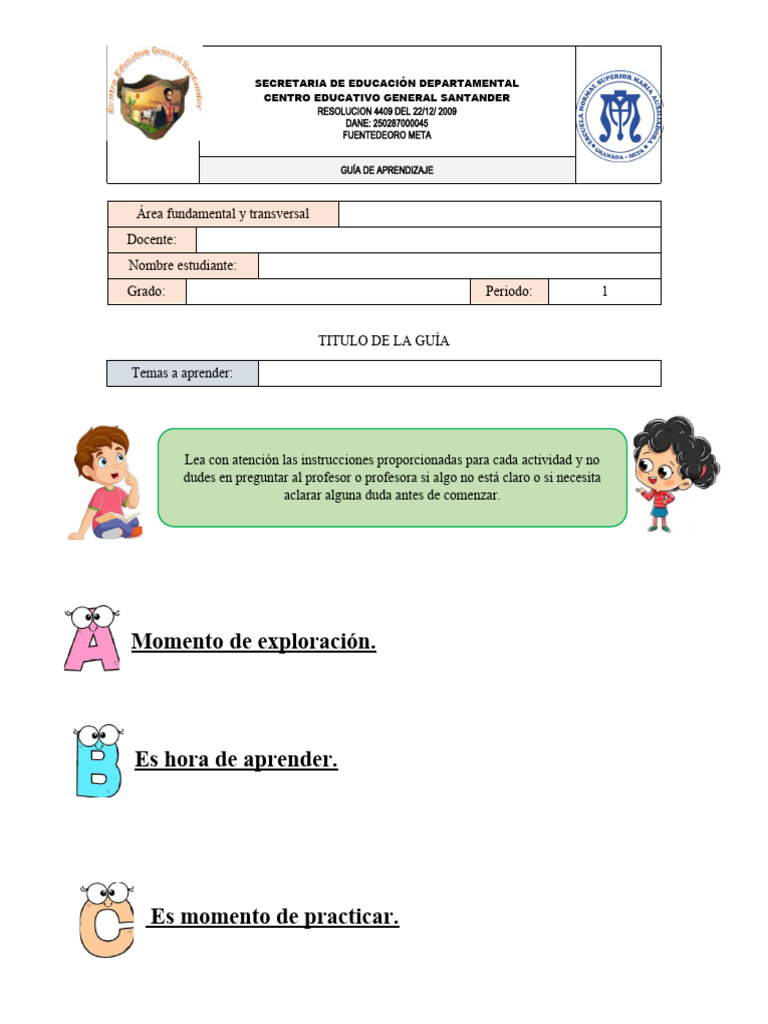 Formato de Guia | PDF