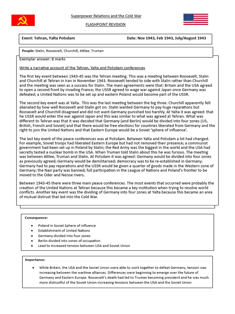 1.tehran Yalta Potsdam Revsion Card.123423431 | PDF | Politics Of World ...