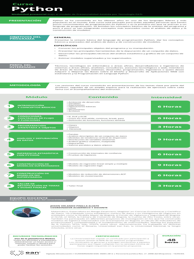 Curso en Python | Descargar gratis PDF | Python (lenguaje de ...