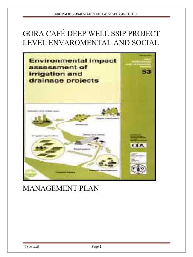 Gora Roge Esmp | PDF | Fertilizer | Environmental Impact Assessment