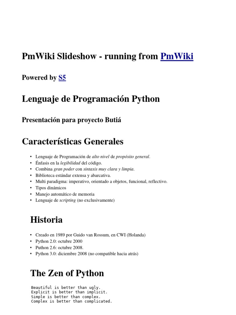Clase04 Python Pdf Python Lenguaje De Programación Lenguaje De