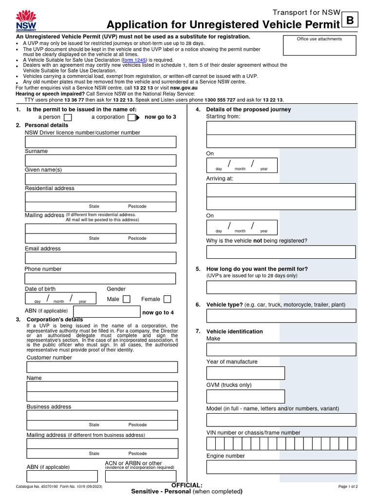 45070190-unregistered-vehicle-permit | PDF | Driver's License ...