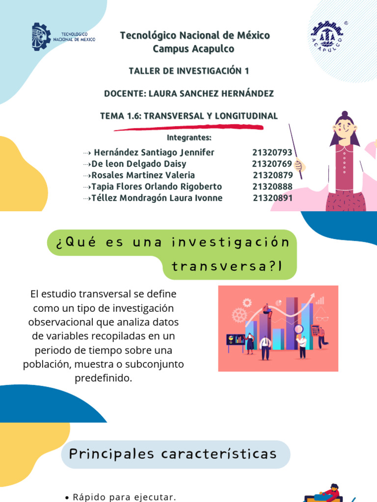 Diferencias entre Estudios Transversales y Longitudinales | PDF ...