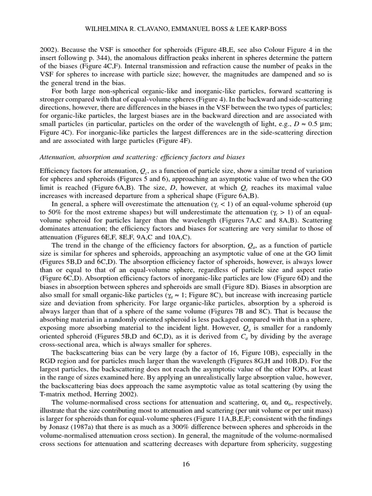 Oceanography and Marine Biology Repaired | PDF | Scattering | Cross ...