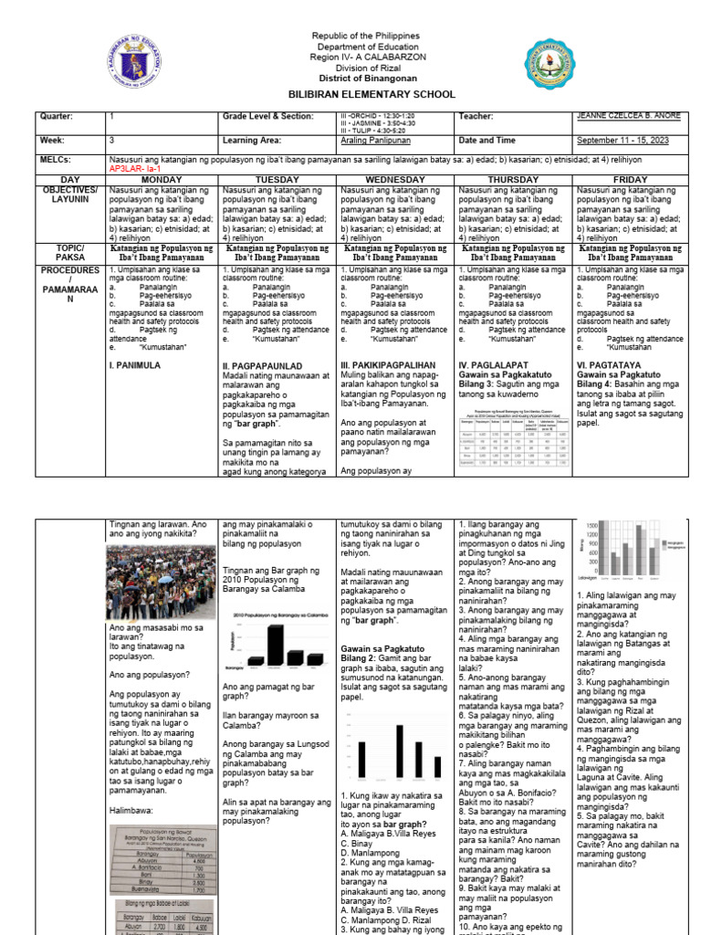 Ap WLP Q1 Week 3 | PDF