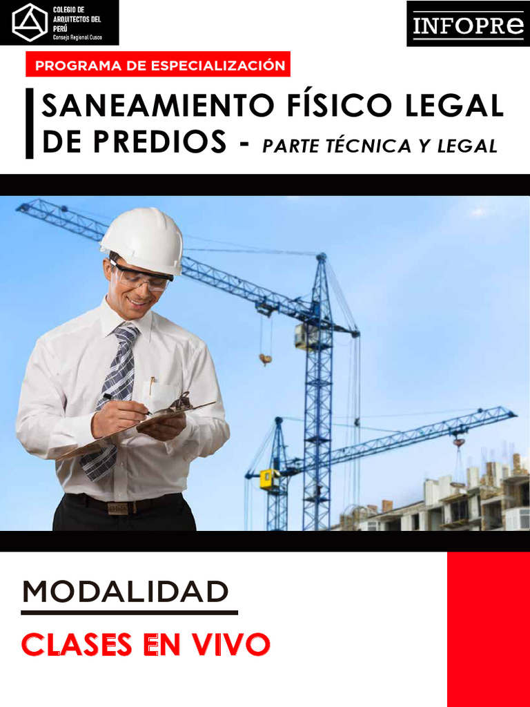 PROGRAMA DE ESPECIALIZACIÓN-1 | PDF | Propiedad | Arquitecto
