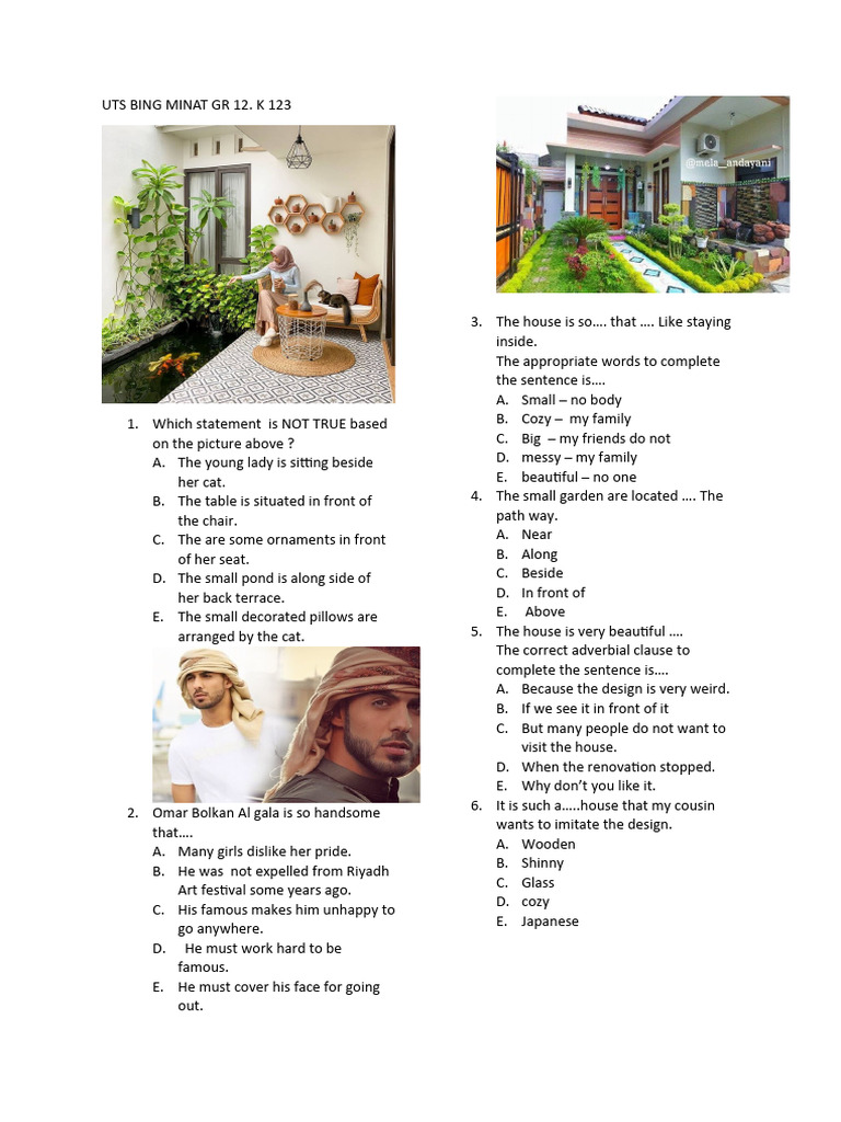 Uts Bing Minat Xii K 1234 | PDF | Linguistics | Language Mechanics