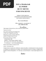 El Poder de Tu Mente Subconsciente Josep Murphy | PDF | Mente | Pensamiento