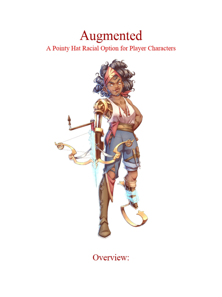 Pointy Hat Augmented Racial Options | PDF | Prosthesis