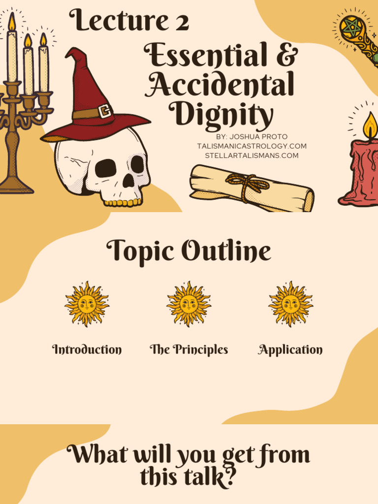 Lecture Essential Dignity | PDF | Astrological Sign | Astrology