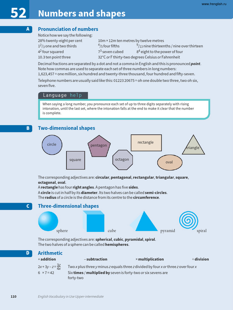 numbers and shapes | PDF | Sphere | Triangle