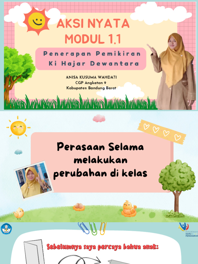 Aksi Nyata Modul 1.1 Guru Penggerak | PDF | Karier & Perkembangan