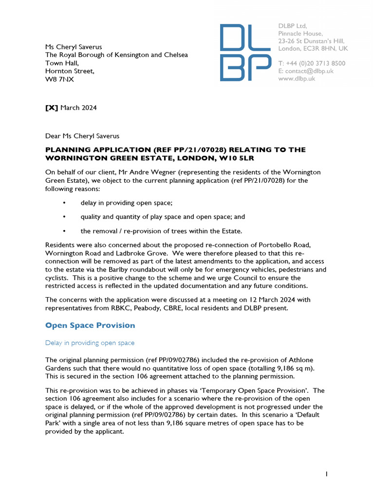 (X) March 2024: Open Space Provision | PDF