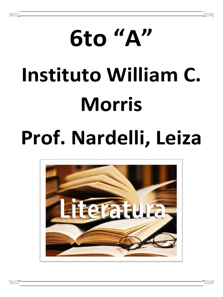 Cuadernillo-6toA-Prof NARDELLI- William C Morris | PDF | Rituales | Liberalismo