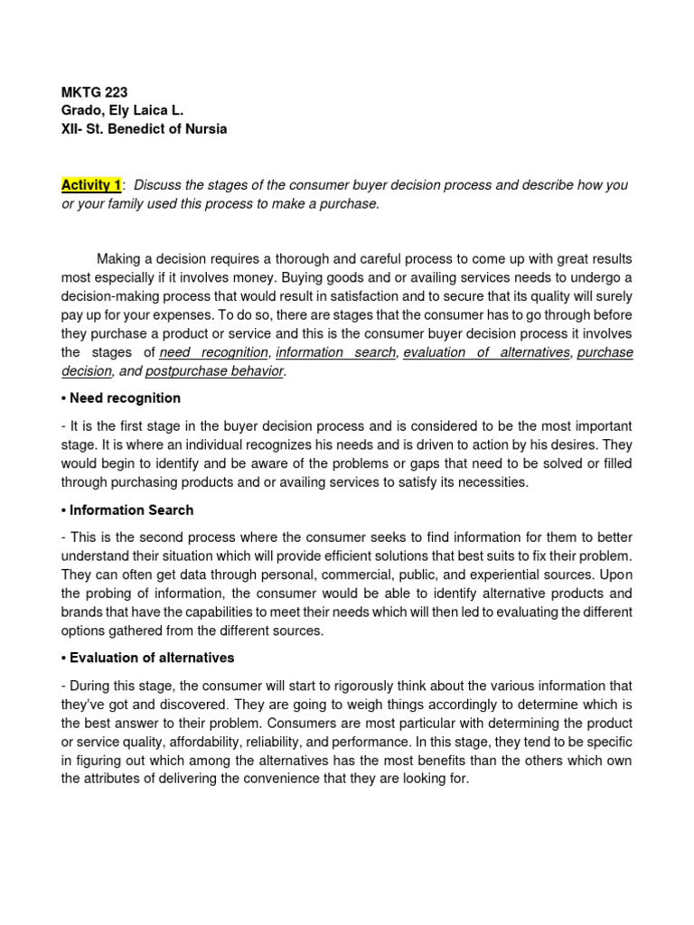 ELABORATE YOUR UNDERSTANDING - Grado | PDF | Brand | Product (Business)