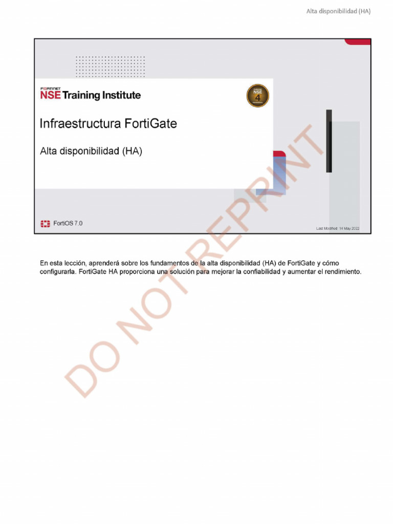 07 High Availability SP STUDY | PDF