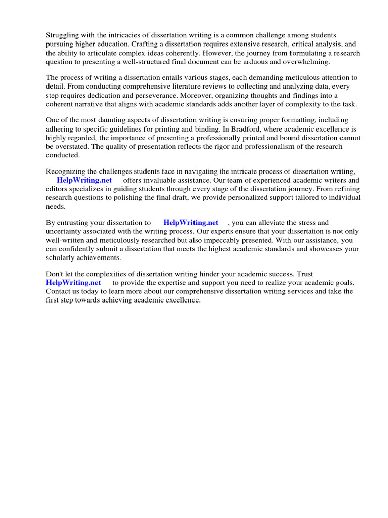 Dissertation Printing and Binding Bradford | PDF | Bookbinding | Thesis