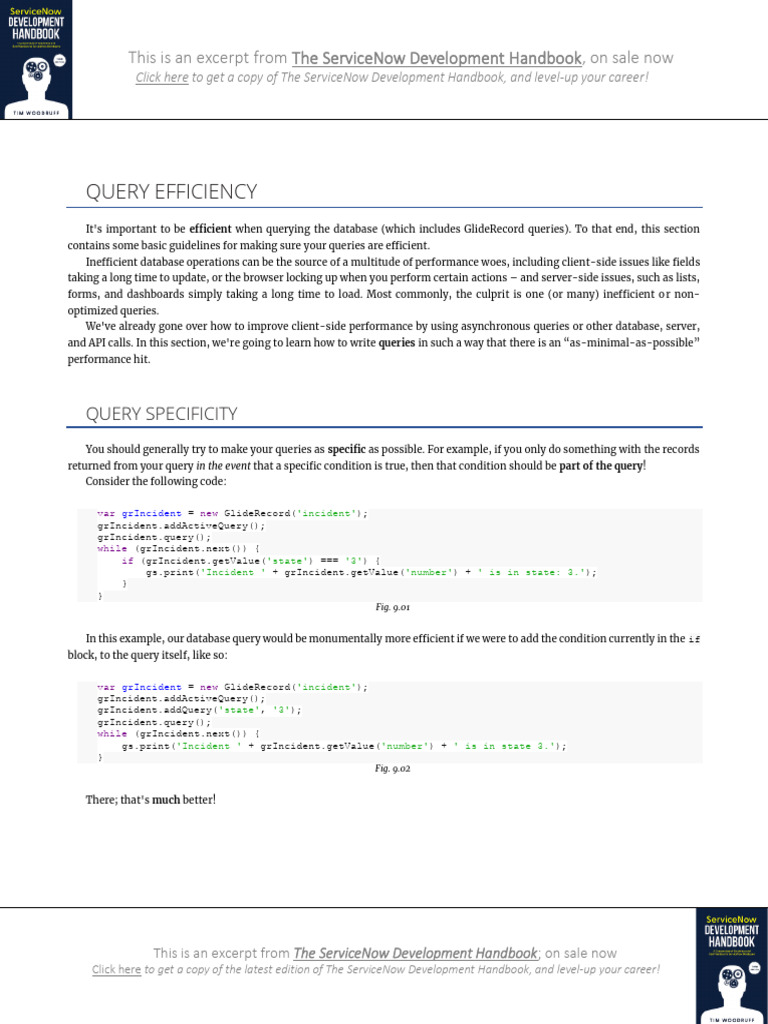 Performance - Query Efficiency and Single-Record Q - 240306 - 041942 | PDF | Databases ...