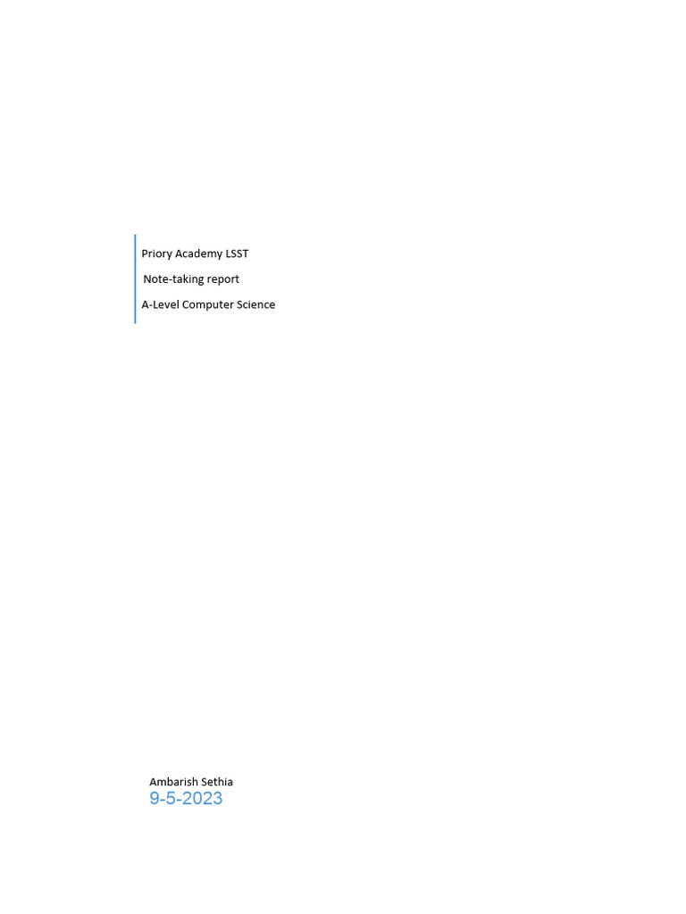 Note-taking Report (1) | PDF | Human Communication | Cognition