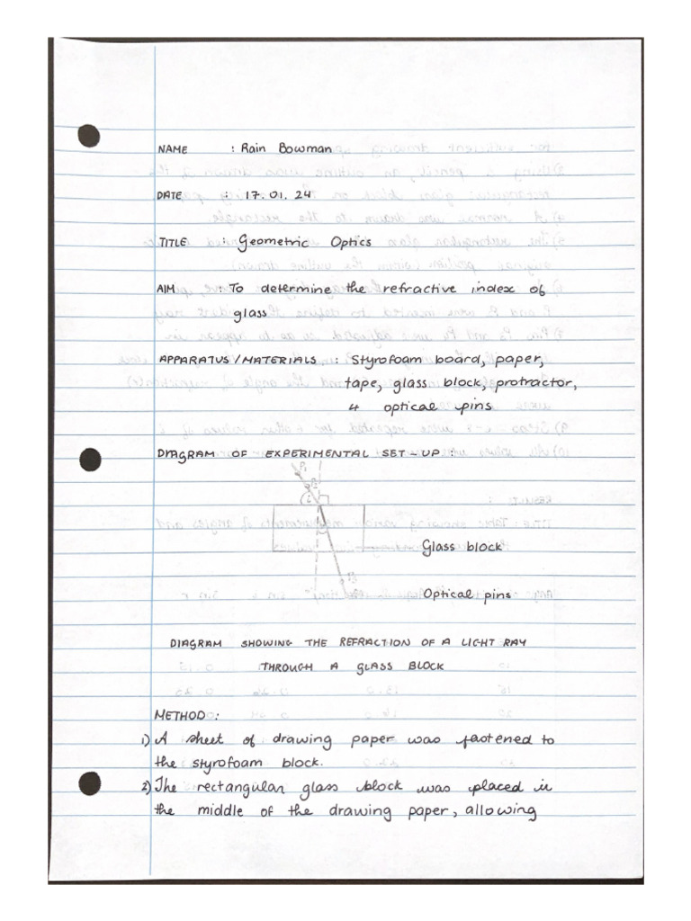 Geometric Optics | PDF