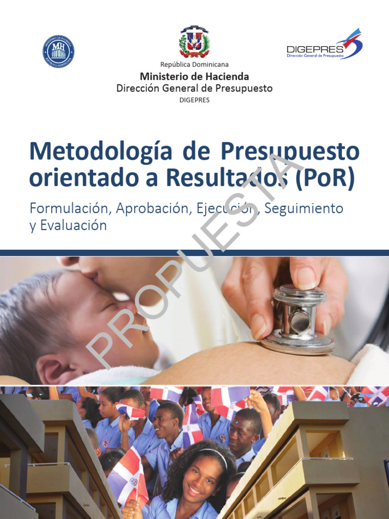 Metodologia-PPR-Integrado_-26-12-2017-rev-280318 | PDF | Presupuesto | República Dominicana