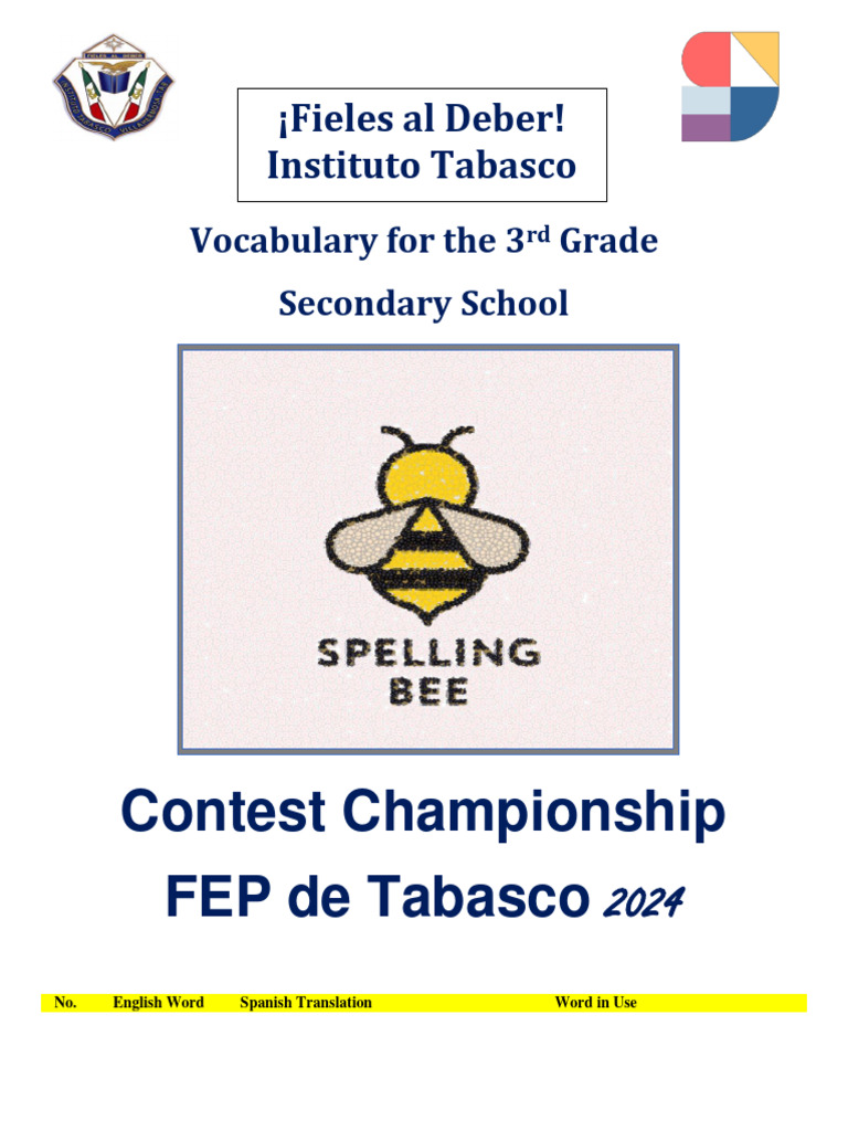 3rd Grade Vocabulary List 2024 | PDF