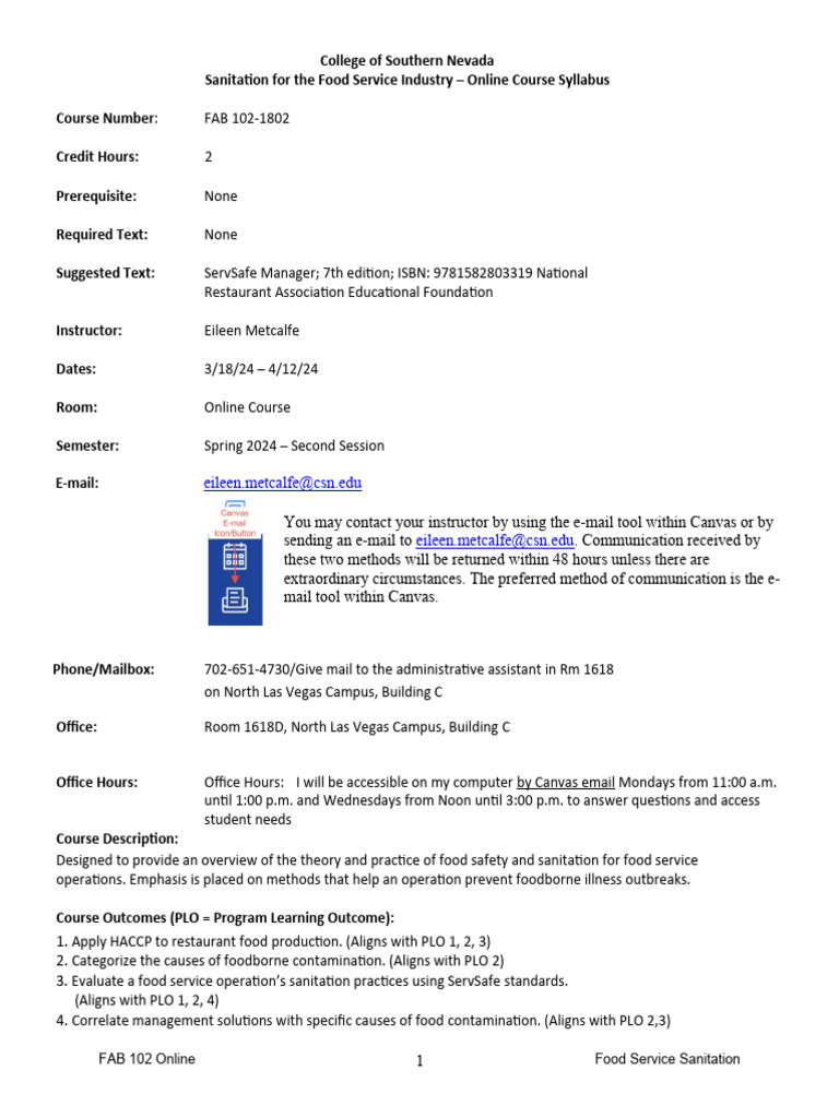 SanitationOnline 1802 Spring 2024 | PDF | Academic Dishonesty