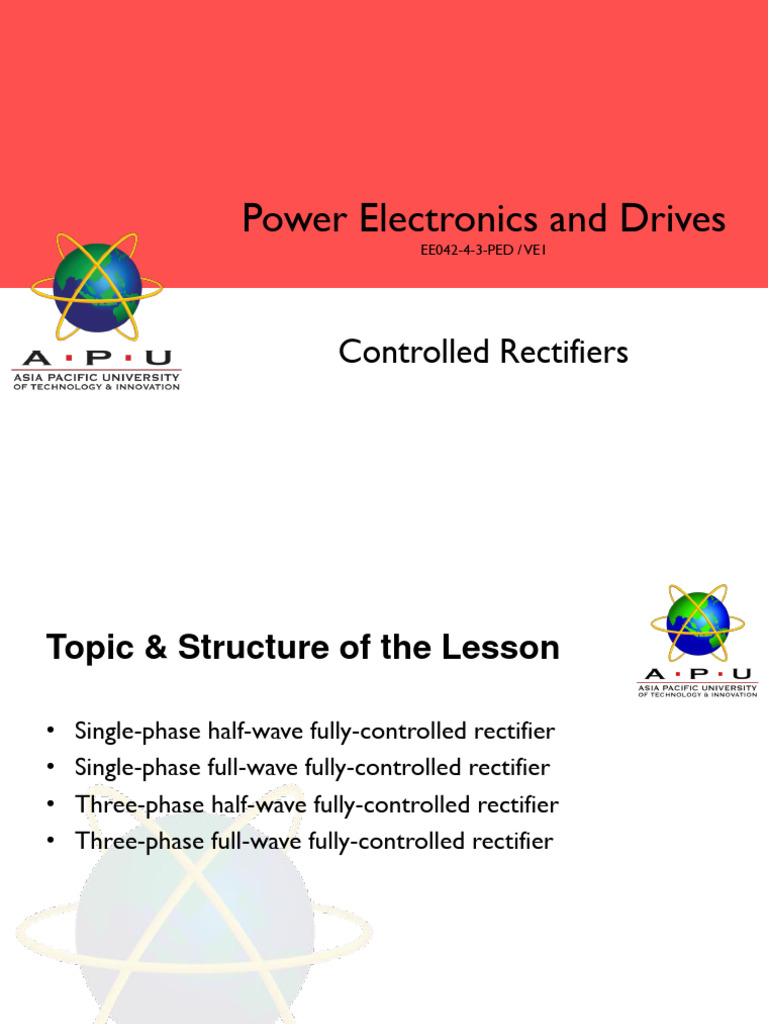 Chapter 5-Controlled Rectifiers | PDF | Rectifier | Diode