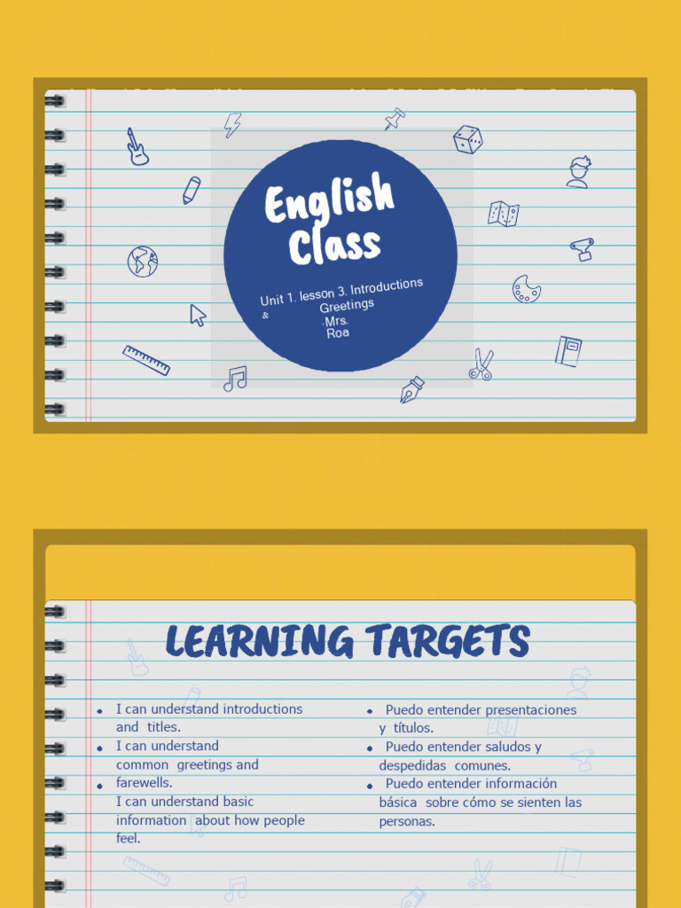 Introductions and Greetings Lesson | PDF