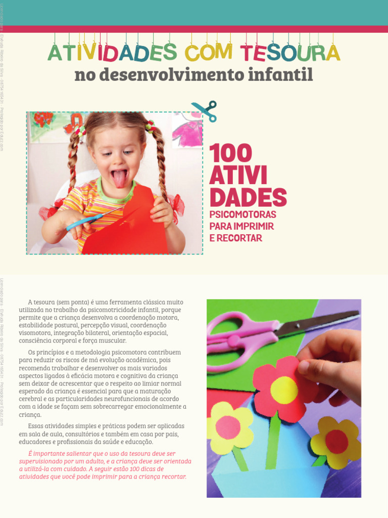 Atividades Psicomotoras para Crianças | PDF
