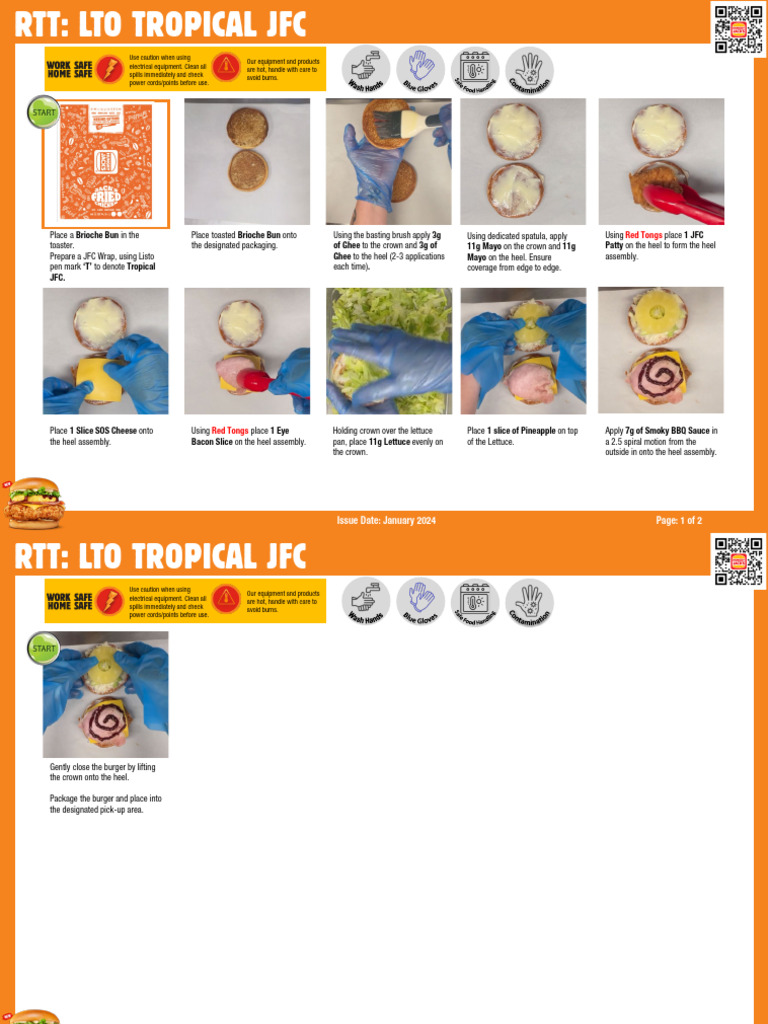 RTT LTO Tropical JFC January 2024 | PDF | Hamburgers | Foods