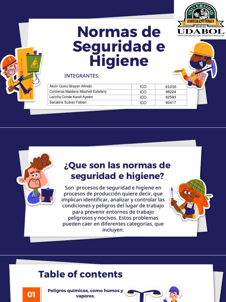 NORMAS DE SEGURIDAD E HIGIENE | PDF | Higiene