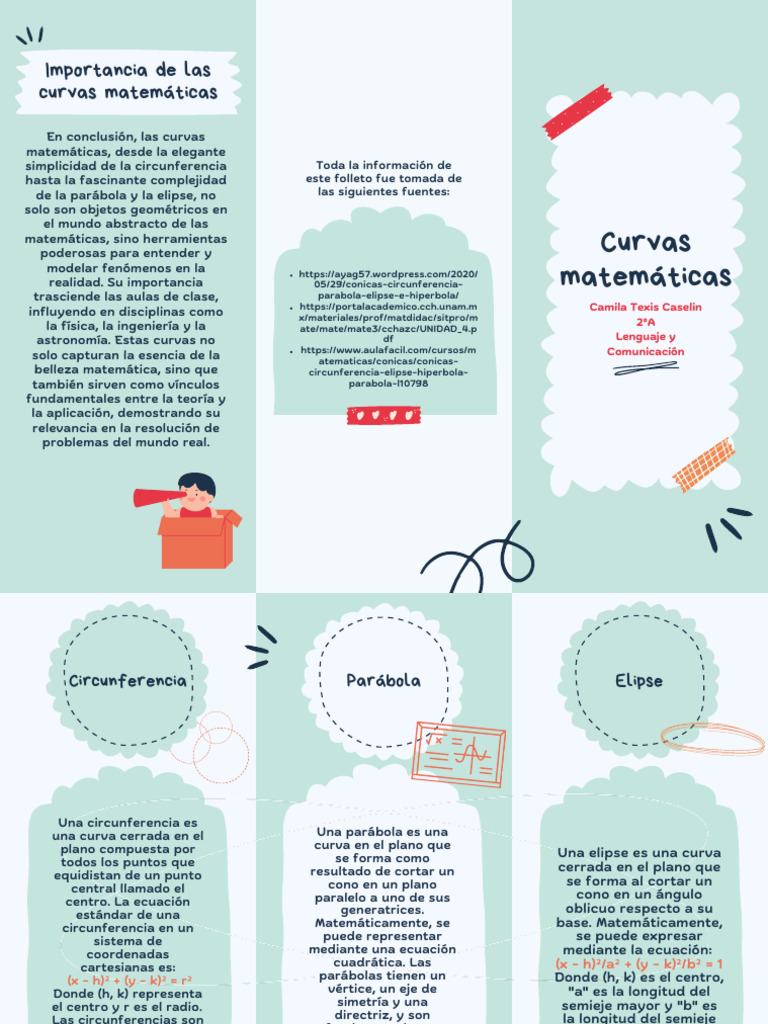 Importancia de las Curvas Matemáticas | PDF | Elipse | Curva