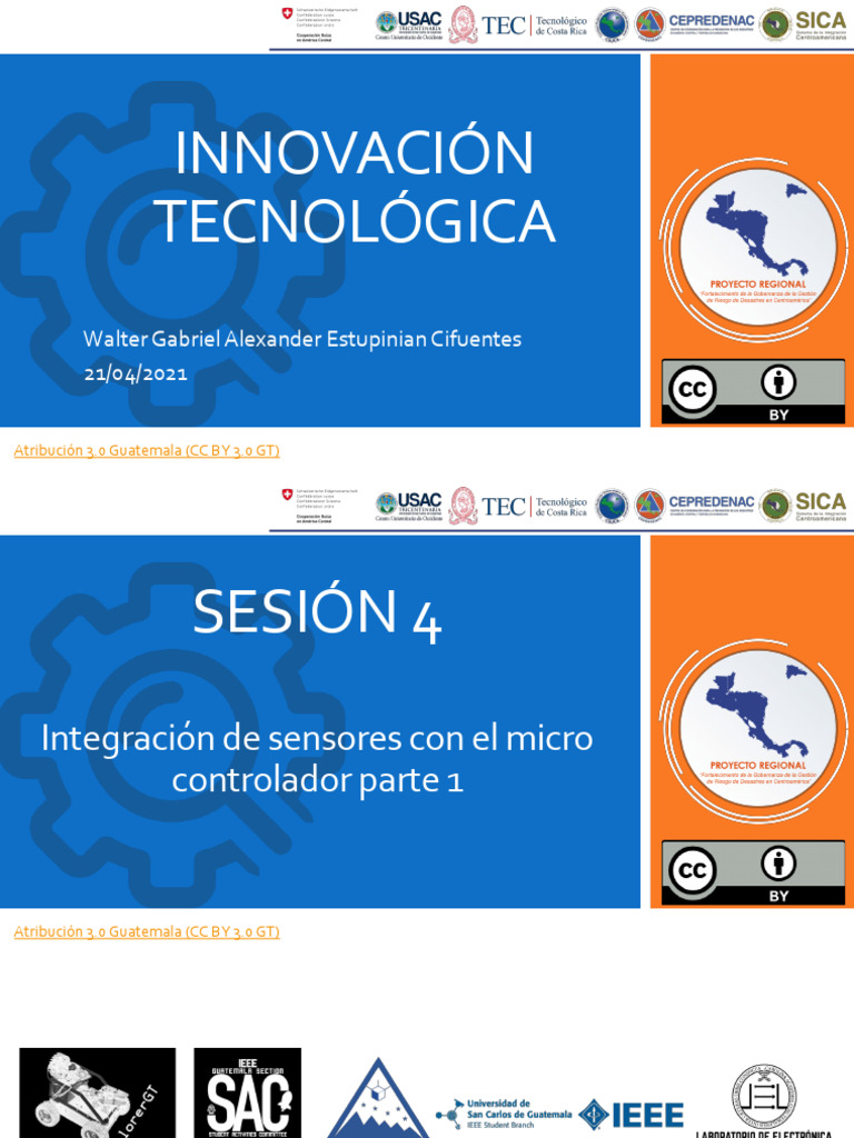 Sesión 17-Presentación | PDF | Sensor | Adquisición de datos