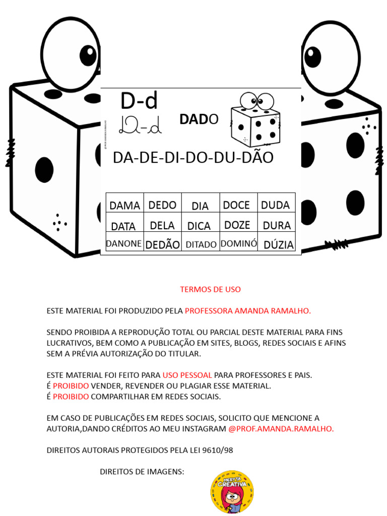FICHA-DE-LEITURA-LETRA-D-tnyvv3 (1) | PDF
