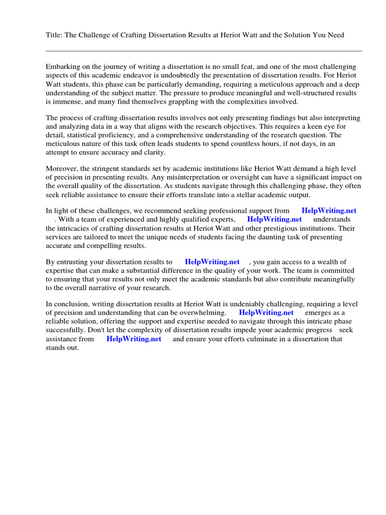 Dissertation Results Heriot Watt | PDF | Pump | Motivation