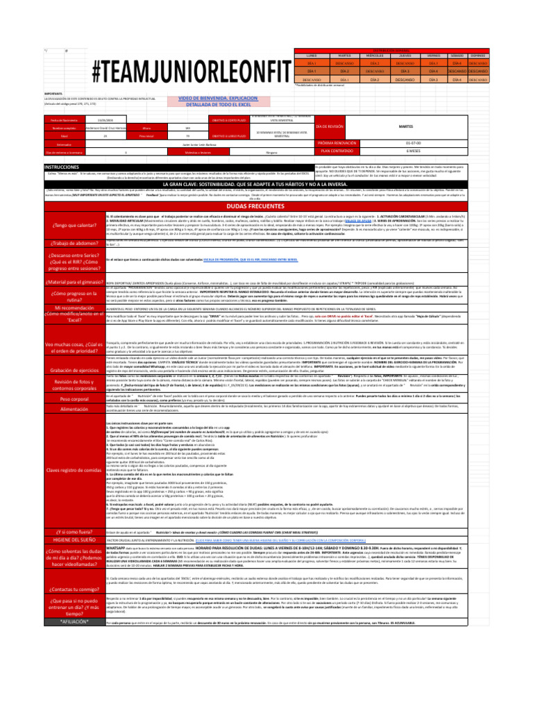 Anderson Cruz 01-01-2024-01-07-2024-2 | PDF | Aplicación movil | Caloría