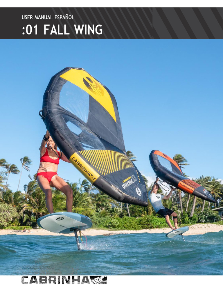 Manual Uso Cabrinha Wings | Descargar gratis PDF | Herida | Bomba